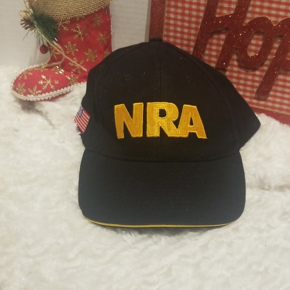 Accessories | National Rifle Association Hat Black And Gold Hat | Poshmark